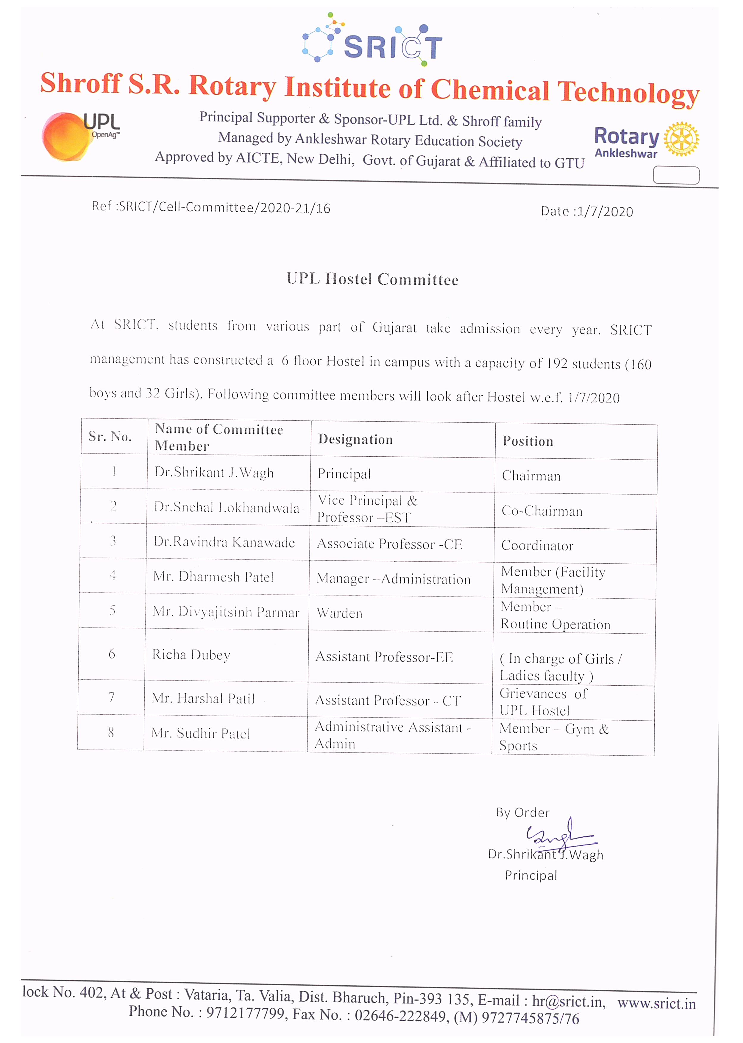 Cells @ SRICT | SHROFF S. R. ROTARY INSTITUTE OF CHEMICAL TECHNOLOGY